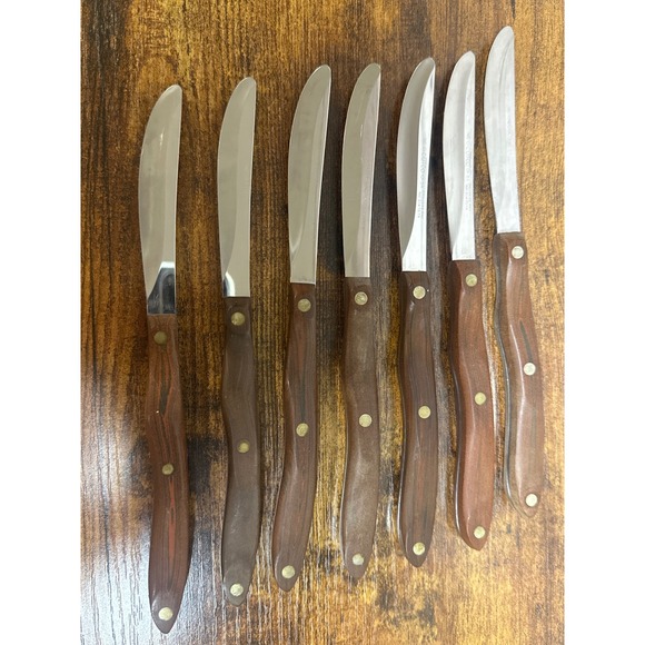 Cutco | Dining | Vintage Cutco 59 Pat No 24779 Set Of 7 Smooth Blade ...